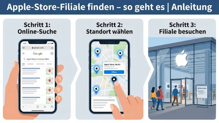 Apple-Store-Filiale finden – so geht es | Anleitung