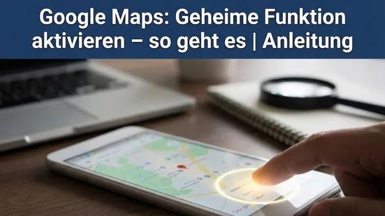 Google Maps: Geheime Funktion aktivieren – so geht es | Anleitung