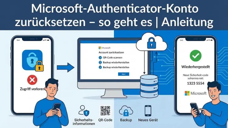Microsoft-Authenticator-Konto zurücksetzen – so geht es | Anleitung