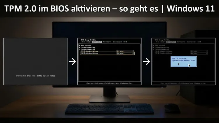 TPM 2.0 im BIOS aktivieren – so geht es | Windows 11