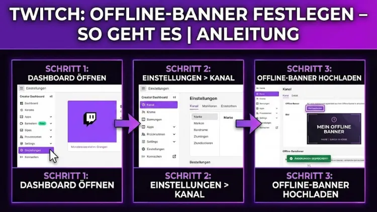 Twitch: Offline-Banner festlegen – so geht es | Anleitung