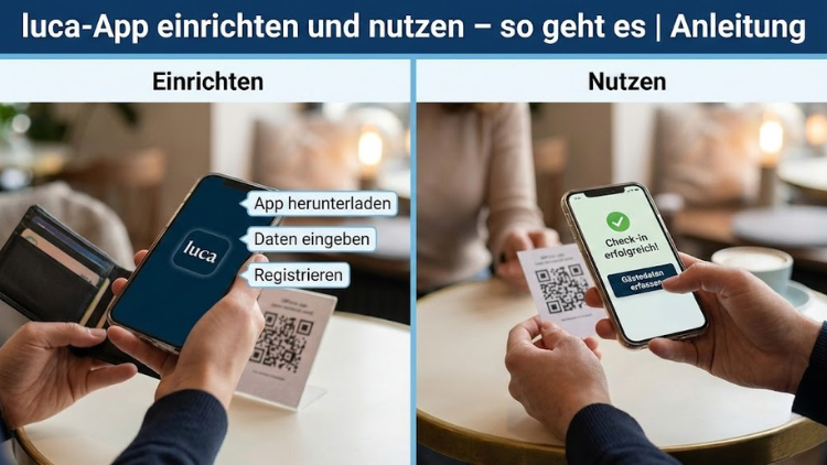 luca-App einrichten und nutzen – so geht es | Anleitung